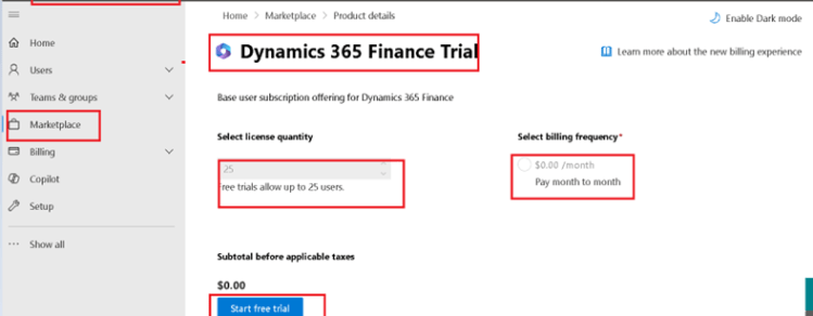 Create a Trial account for Dynamics 365 Finance and Operation – One ...